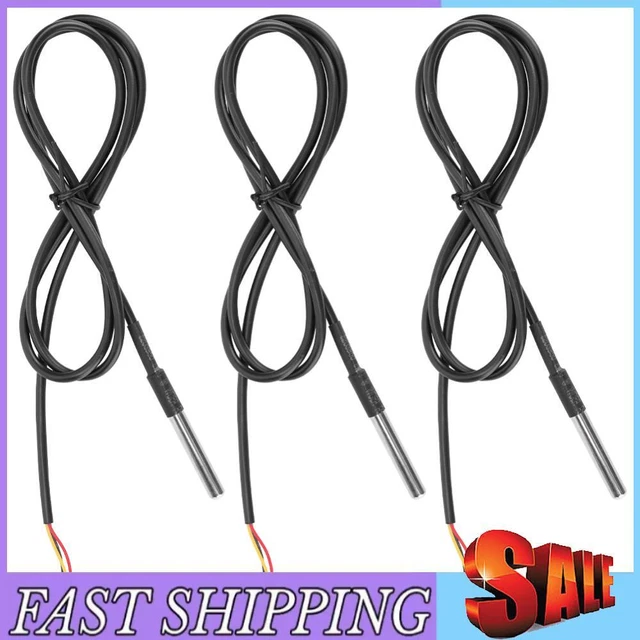 DS18B20 TEMPERATURE PROBE Stainless Steel Temperature Sensor Module ...