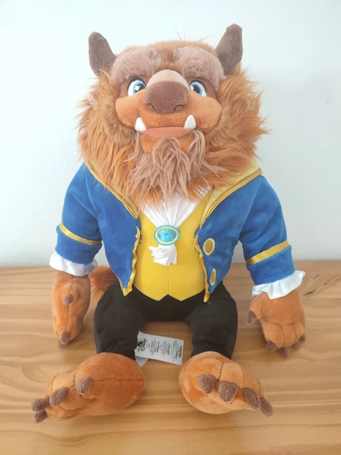 DISNEY STORE BEAUTY And The Beast Large Beast Soft Plush Toy Teddy 16 ...