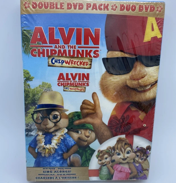 ALVIN AND THE Chipmunks ChipWrecked : New Sealed DVD Double Pack $12.06 ...