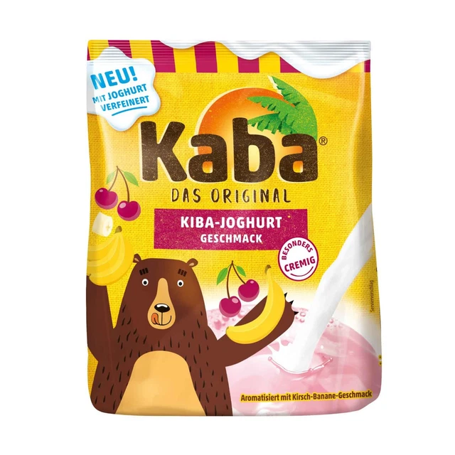 KABA DRINK POWDER Cherry Banana Yoghurt Milchmischgetränk 400g £3.92 ...