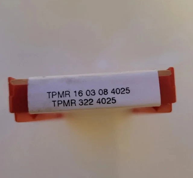 10 STCK. SANDVIK Wendeschneidplatten TPMR 16 03 08 4025 TPMR 322 4025 ...