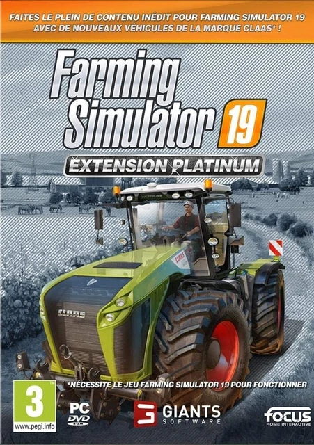 FOCUS, FARMING SIMULATOR 2019 Platinum Extension PC, échelle , FS19PC ...