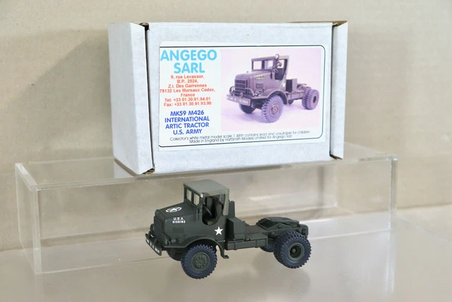 ANGEGO HARTSMITH MODELS WWII US Armée International MK59 M426 Artic ...