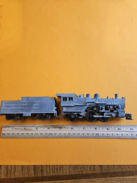 STEAM LOCOMOTIVE TENDER HO Scale Model Kit Vintage Brass Metal Train ...