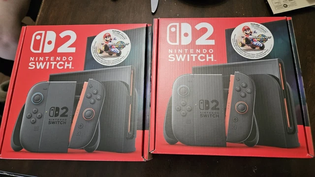NINTENDO SWITCH 2 - Mario Kart World Console Bundles - Three In Hand ...