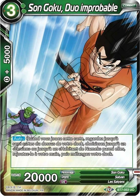 DRAGON BALL SUPER Card BT7-053 UC Son Goku, Duo improbable DBS VF EUR 1,00 - PicClick FR