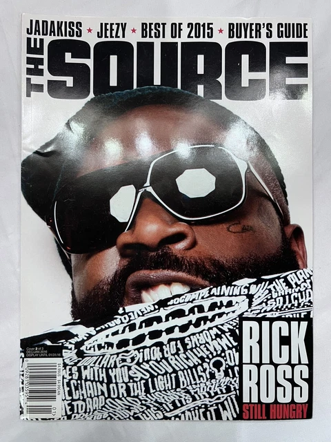 THE SOURCE RICK Ross Magazine Dec/jan 2016 $31.50 - PicClick CA