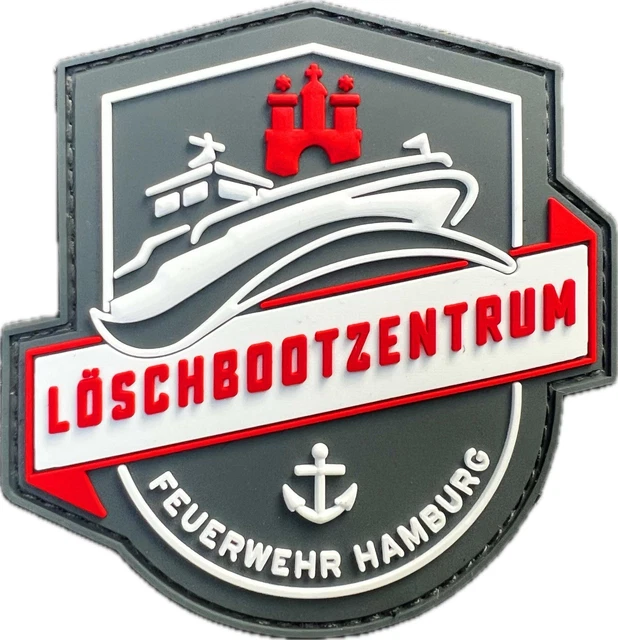 RUBBERPATCH BERUFSFEUERWEHR HAMBURG Löschbootzentrum Selten EUR 15,00 ...