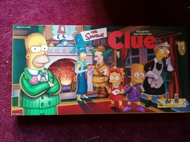 VG. COMPLETE. THE SIMPSONS CLUE (Cluedo) Hasbro 2000 EUR 17,49 ...