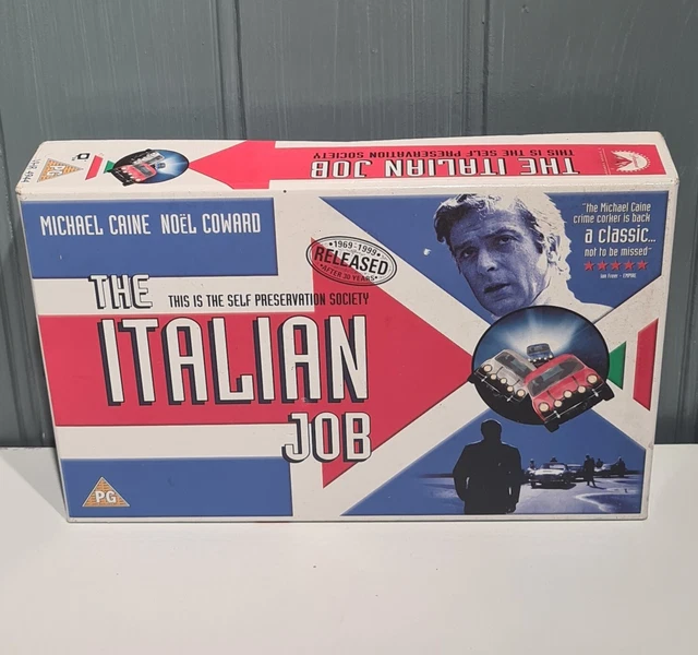THE ITALIAN JOB VHS 30th Anniversary Collectors Edition 1994 Boxed ...