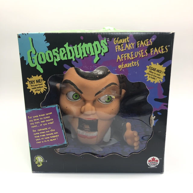 VINTAGE 1996 GOOSEBUMPS Giant Freaky Faces Slappy Rubber Hand Puppet ...