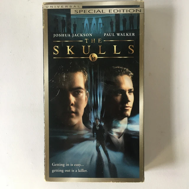 THE SKULLS UNIVERSAL Special Edition Joshua Jackson Paul Walker VHS Video Tape £4.50 - PicClick UK