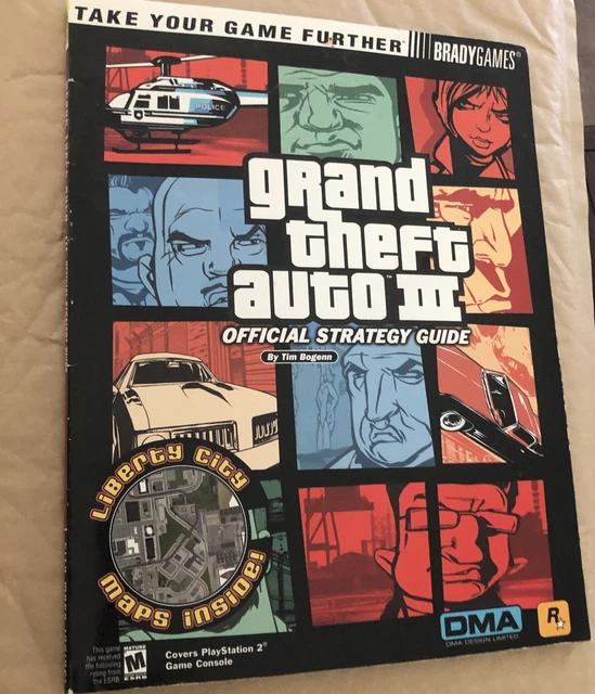 GRAND THEFT AUTO 3 PS2 Official Strategy Guide Book BradyGames No ...