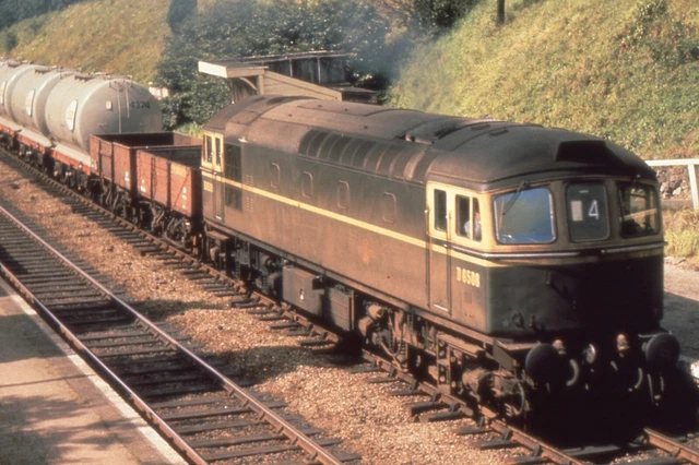 35MM RAILWAY SLIDE: COLOUR-RAIL: DE 1040: CLASS 33: D6508 £2.20 ...