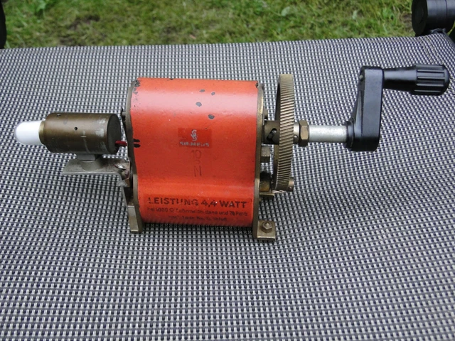 ANTIQUE SIEMENS 4,4 W Dynamo Machine Working £71.99 - PicClick UK