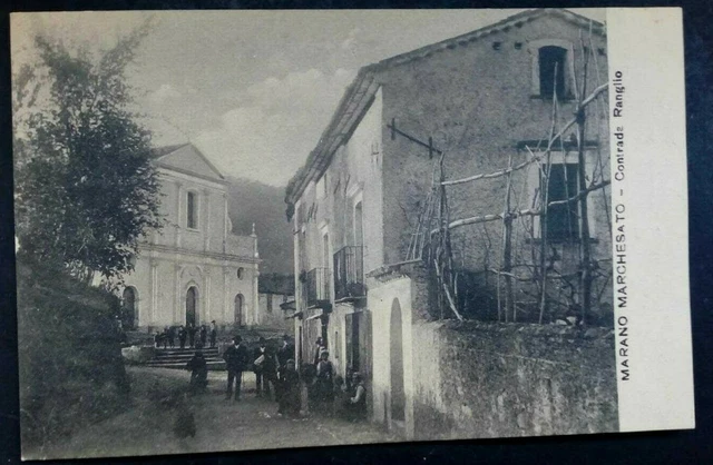 CARTOLINA ANTICA-MARANO MARCHESATO-COSENZA-CONTRADA Ranglio-Unica ...