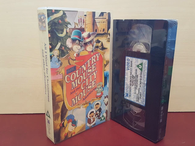 COUNTRY MOUSE AND the City Mouse Adventures Vol.1 PAL VHS Video Tape ...