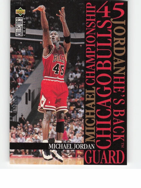 1995-96 COLLECTOR'S CHOICE Michael Jordan #M2 Chicago Bulls EUR 1,66 ...