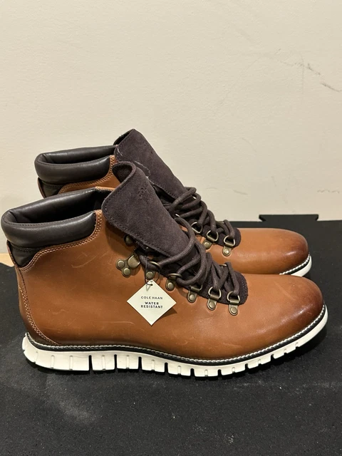 NEW COLE HAAN Brown Men's Zerogrand Hiker Waterproof Chukka Boots Size 10.5 £118.06 - PicClick UK