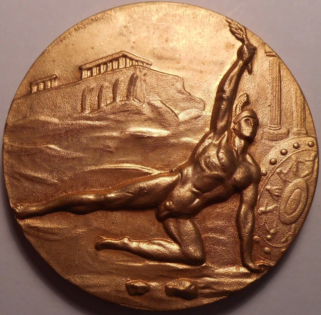 GREECE , GREEK Medal From Athens School Games 1973 !!! £23.99 - PicClick UK