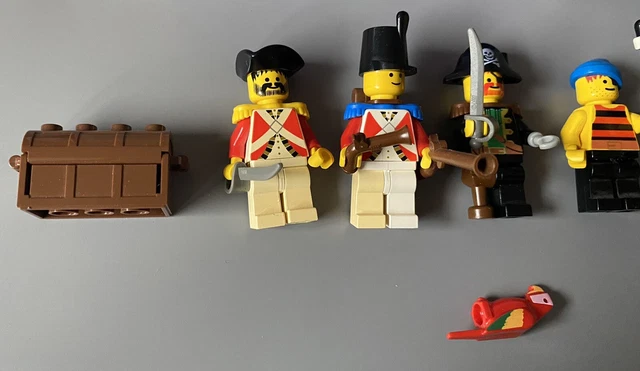 LEGO VINTAGE PIRATES set minifigures sea mates 6252 complet en boite ...