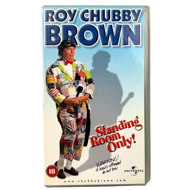 ROY CHUBBY BROWN Video VHS Comedy Standing Room Only Cert 18 2002 £15. ...