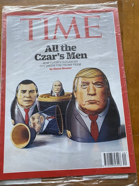 Time Magazine 2018 All The Czar Men Putin Russia Men Oligarchs Trump