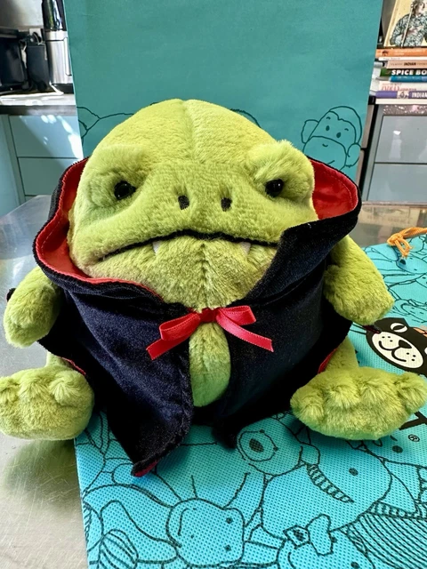 JELLYCAT VAMPIRE RICKY Rain Frog Halloween Edition with tags/label ...
