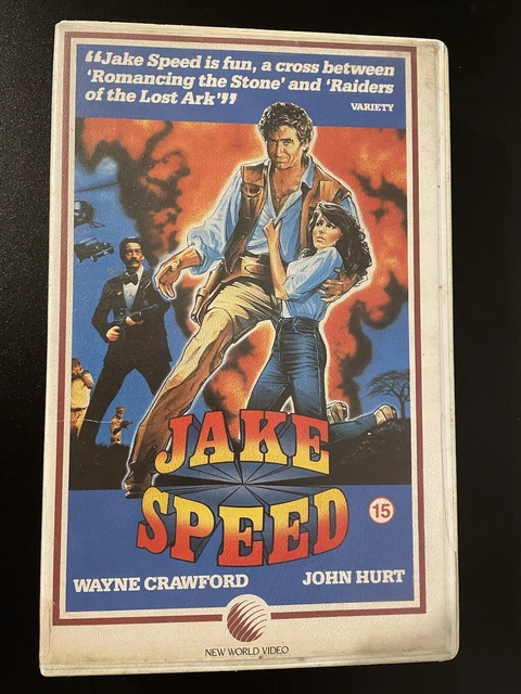 JAKE SPEED (VHS) 1986 Big Box, Wayne Crawford, Dennis Christopher ...