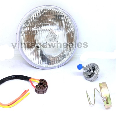 LUCAS 700 HEADLIGHT 7" Inch Conversion Lamp 24v 3 Pin Halogen Bulb ...
