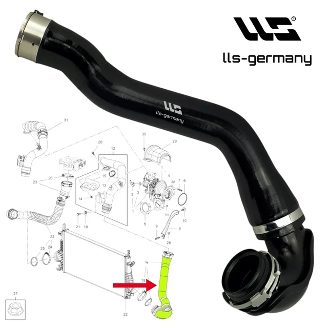 TURBOSCHLAUCH LADELUFTSCHLAUCH FÜR OPEL INSIGNIA A (G09) 2.0 Turbo ...