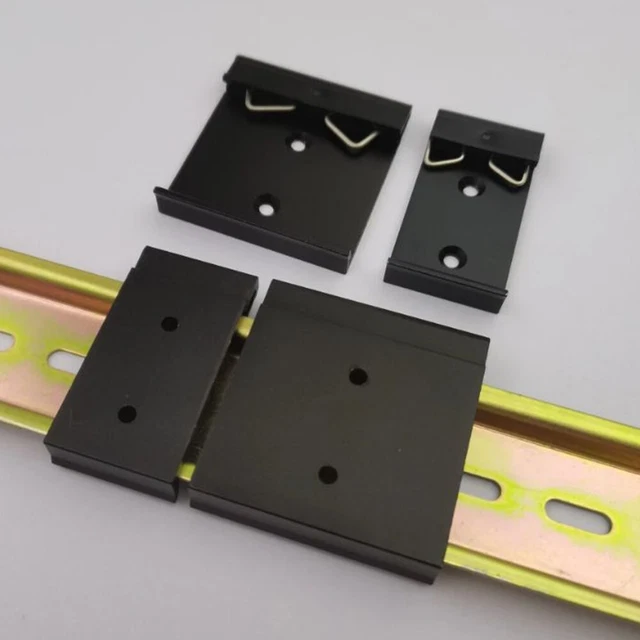 DIN 35MM GUIDE Rail Buckle C45 Guide Rail Clip Hanging Guide Rail Parts ...