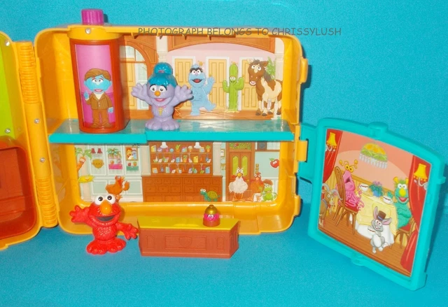 SEASAME STREET CBEEBIES Furchester Hotel Playset With Lift Phoebe Elmo ...