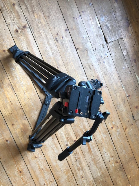 MANFROTTO 525MVB TRIPOD with 503 fluid head £125.00 - PicClick UK