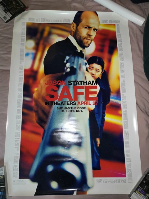 CINEMA POSTER: SAFE 2012 (One Sheet) Jason Statham Catherine Chan Chris ...