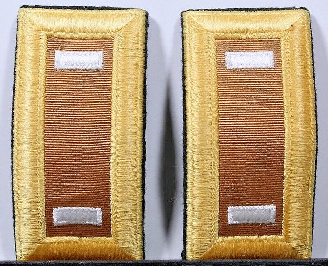 US ARMY FIRST Lieutenant 1st LT Quartermaster Female Shoulder Boards ...