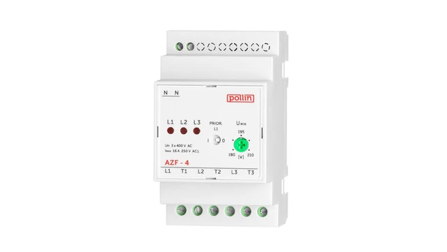 AUTOMATIC PHASE SWITCH with regulation 16A 250V TH35 AZF-4 /T2UK £123. ...