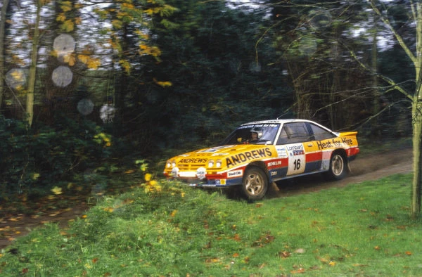 RUSSELL BROOKES MIKE Broad Opel Manta Rally Car 1986 Old Photo 1 EUR 6 ...