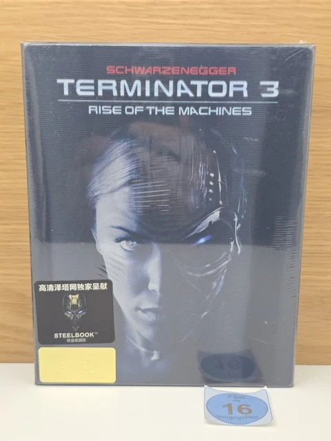 HDZETA GOLD TERMINATOR 3 Lenticular-Fullslip Blu-ray WEA Steelbook Neu ...