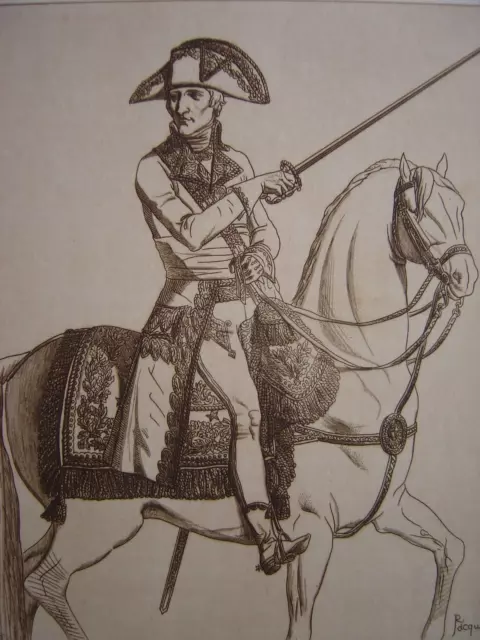 GRANDE GRAVURE DE BONAPARTE Premier Consul par Chataignier Napoléon ... GRANDE GRAVURE DE BONAPARTE Premier Consul par Chataignier Napoléon ...