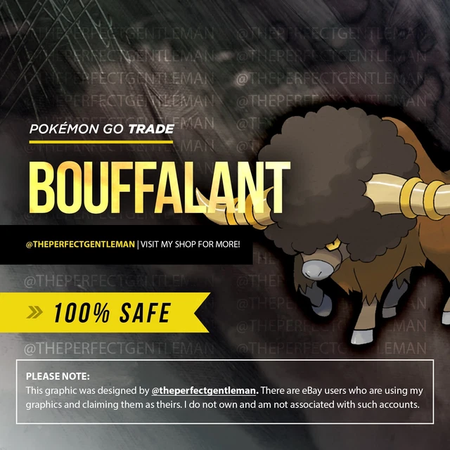BOUFFALANT - POKÉMON Trade GO - Pokémon Régional - #626 Gen 5 Unova EUR ...