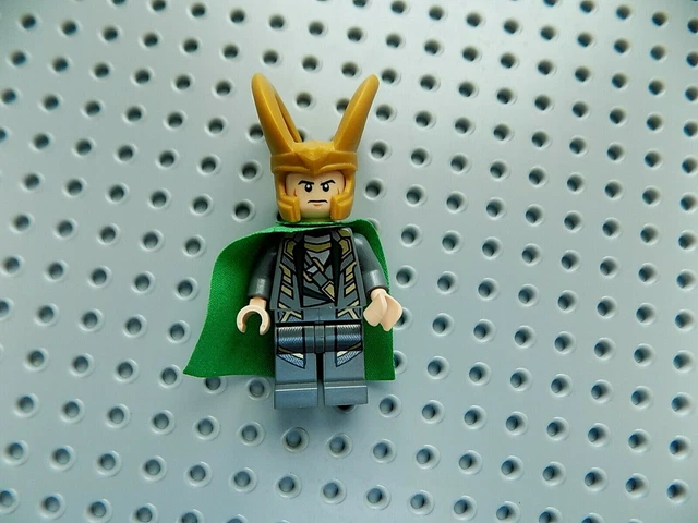 MINIFIGURE LEGO SUPER Heros Loki - Cape traditionnelle en tissu étoilé ...