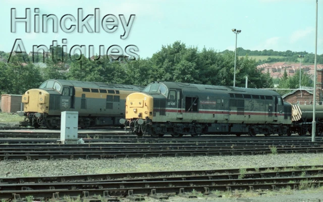 35MM NEGATIVE BR British Railways Diesel Loco Class 37 420 & 098 at Crewe 2000's £3.99 - PicClick UK