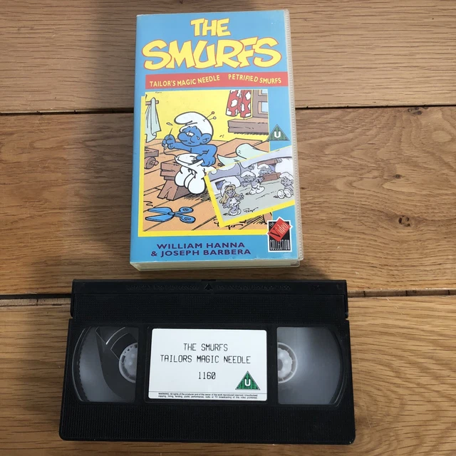 THE SMURFS TAILOR'S Magic Needle Hanna Barbera Pal Vhs Video Kids ...