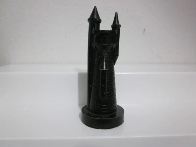 VINTAGE CONQUEROR MEDIEVAL Sculptured Peter Ganine 1962 Rook 1 Black £6 ...
