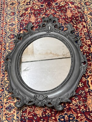 MIROIR ANCIEN VINTAGE Cadre En Etain / Miroir Ancien EUR 80,00 - PicClick FR