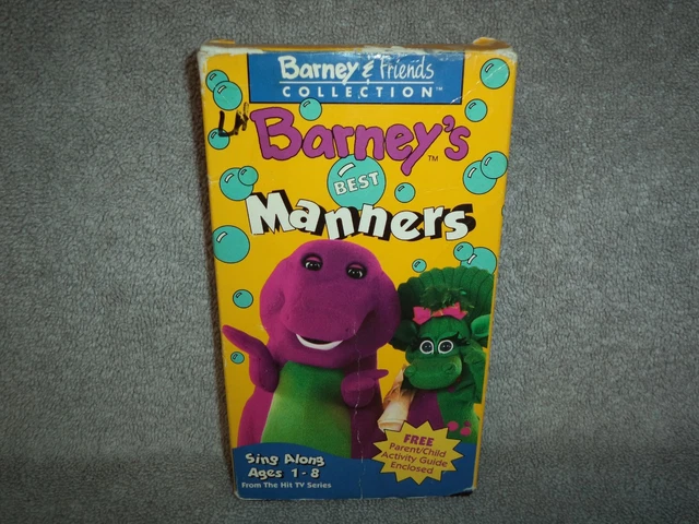 BARNEY - BARNEYS Best Manners (VHS, 1993) EUR 7,81 - PicClick IT