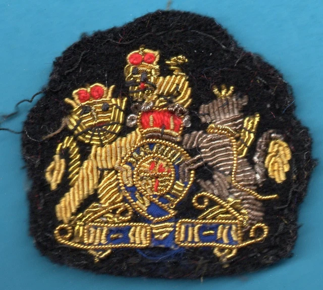 BRITISH ARMY WOI Mess Dress Rank Badge Gold Wire On Black £6.00 ...