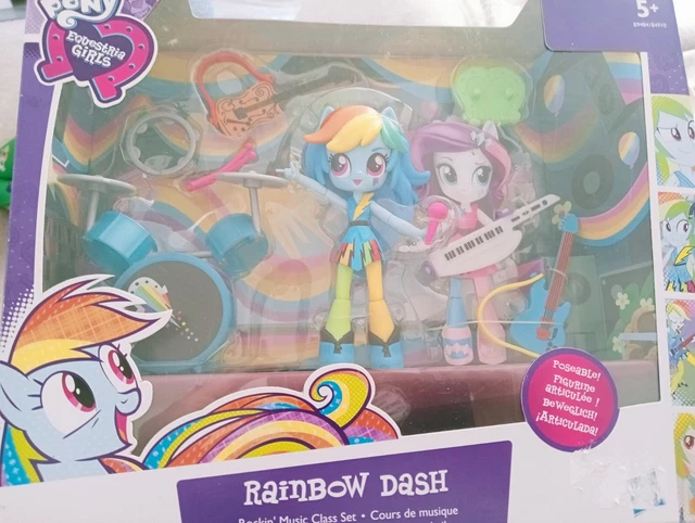EQUESTRIA GIRLS MINIS Rainbow Dash Rocking Music Class Set £75.00 ...