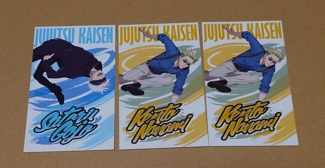 JUJUTSU KAISEN SATORU Gojo Kento Nanami Animate Bonus Trading Card ...